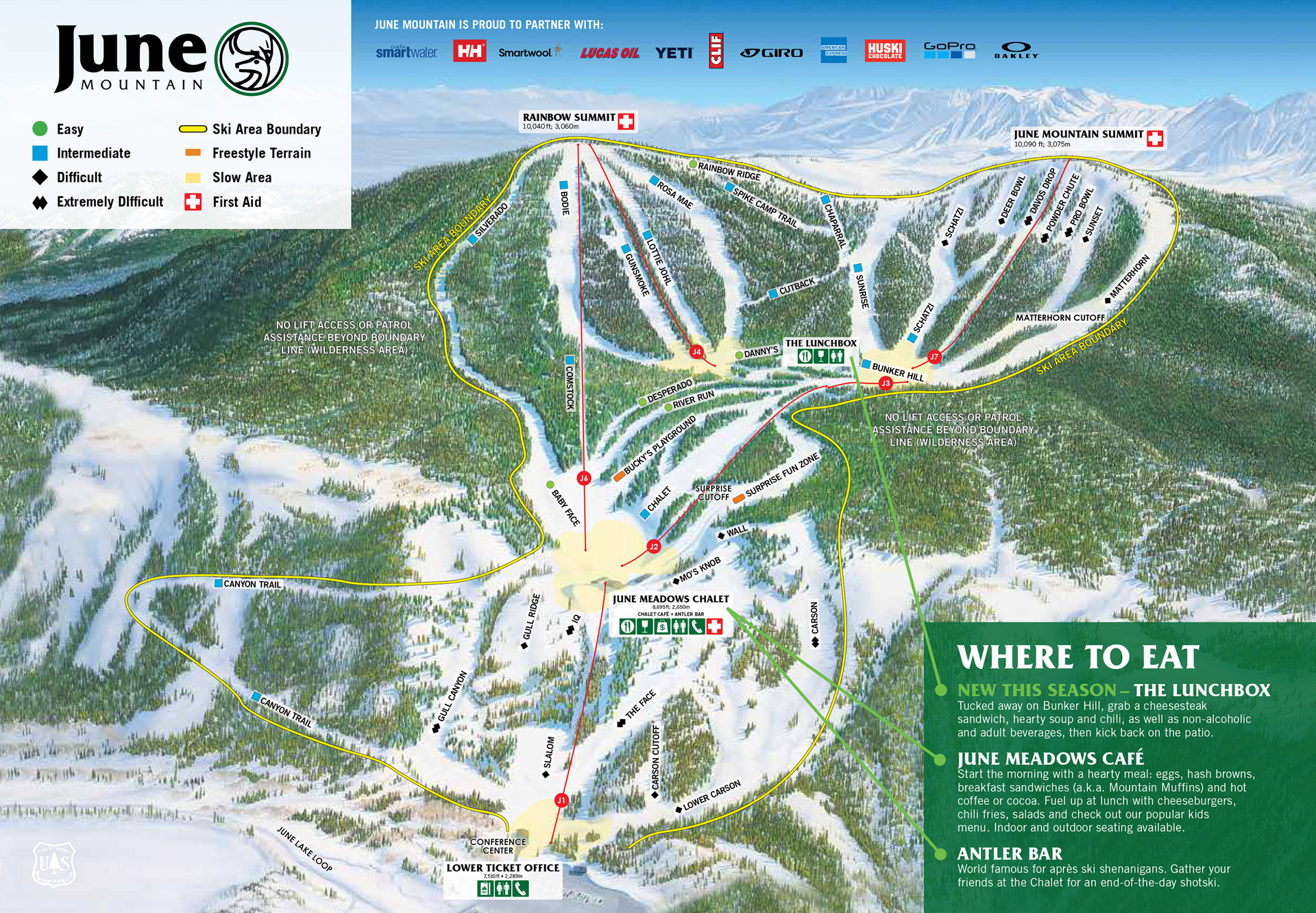 Mammoth Mountain Winter Trail Maps | ASO Mammoth