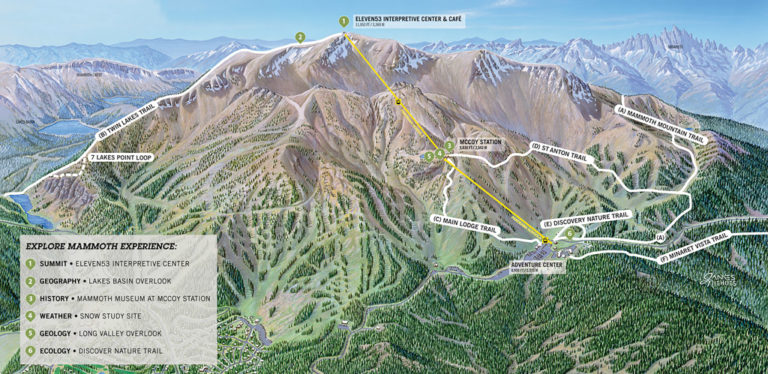 Hiking Trail Maps in Mammoth Mountain | ASO Mammoth